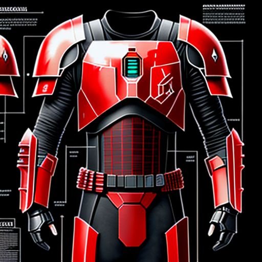 zesty-rook114: Sith mandalorian armor red and black
