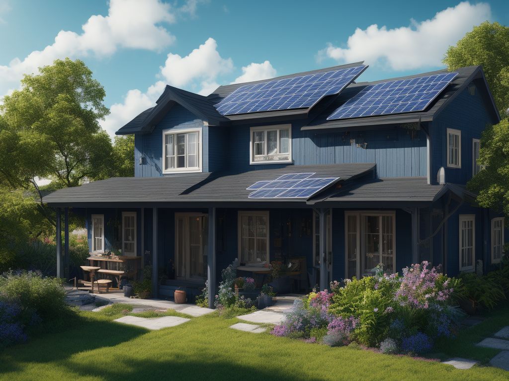 jovial-mink759: A beautiful and imposing house with the roof full of ...