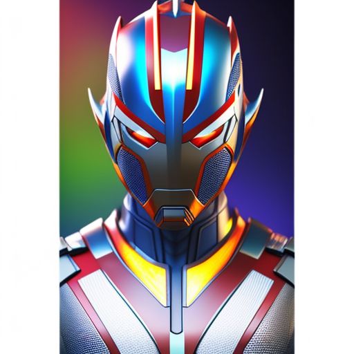 irwintay96: Ultraman, Front Face Looking, Universe, Realistic, 4K