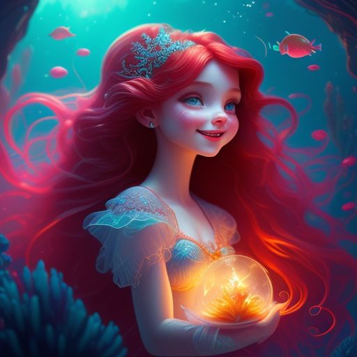 Cute Disney Princess Ariel