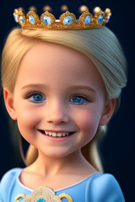 Disney Princess Wearing Crown
