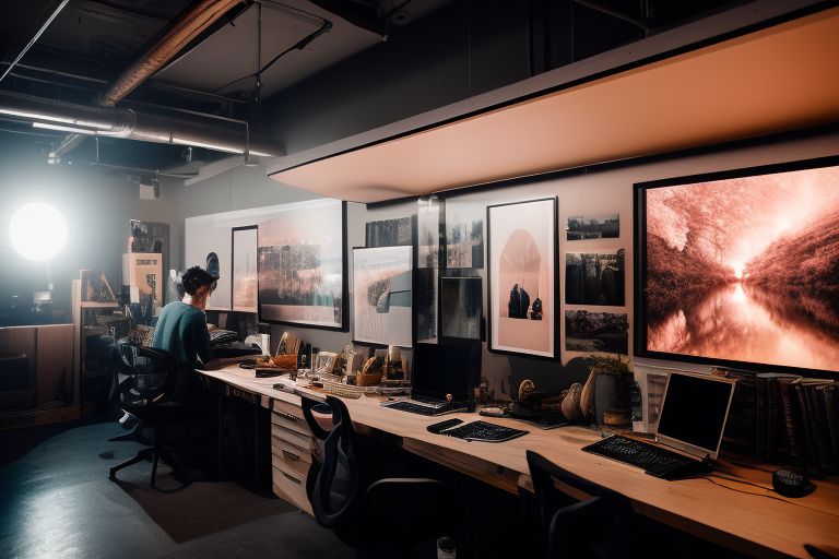 Graphic Design Studio Interior