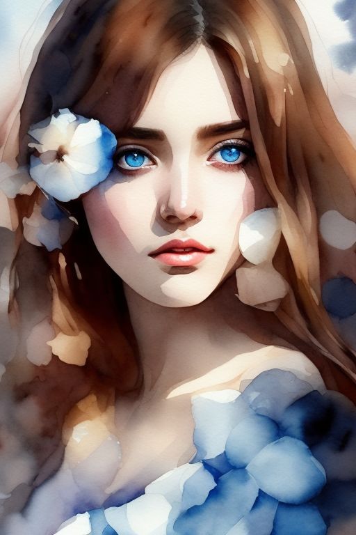 strong-bee661: 꽃잎 여인 (Flower Petal Woman), ((masterpiece)), (best ...