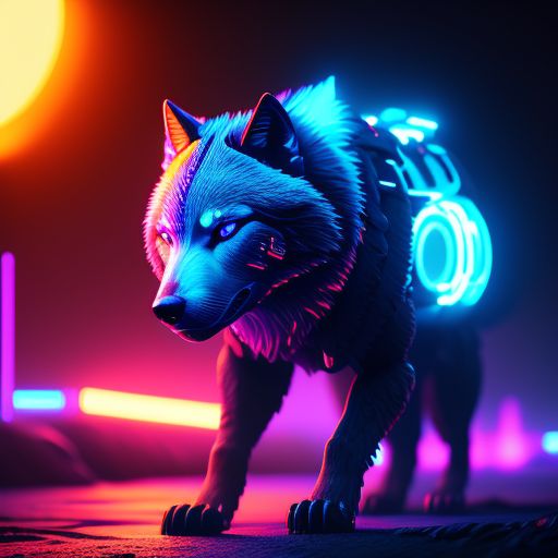 Neon Wolf