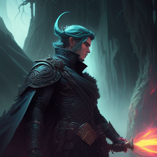 tall-crab446: handsome elf rogue with white hair