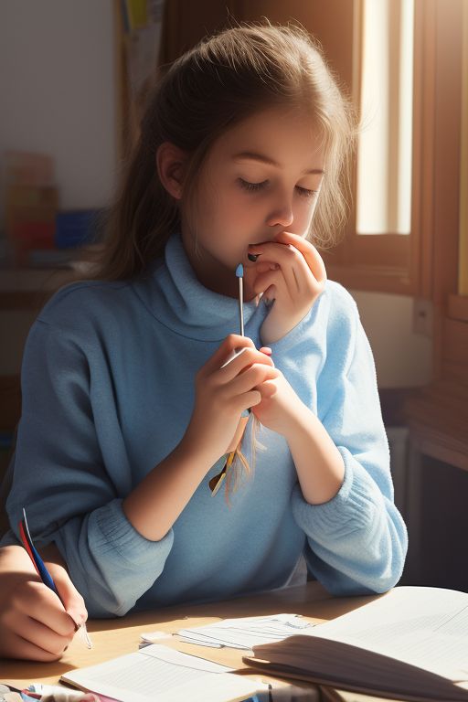 dear-snake473: beautiful college student doing math homework in ...