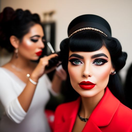 Vintage Pin Up Makeup And Hair