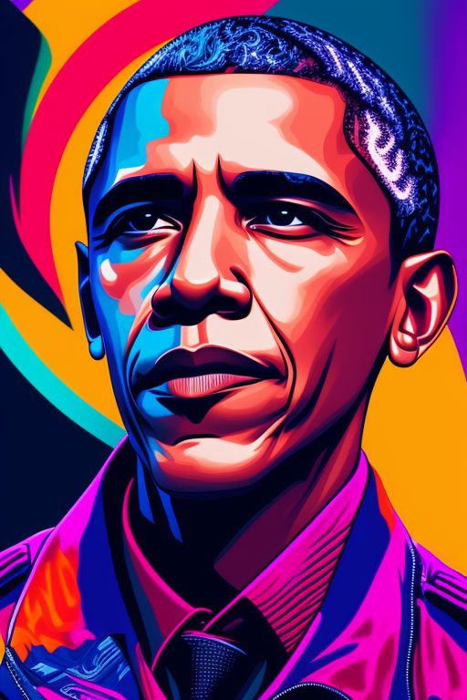 Obama Profile Drawing