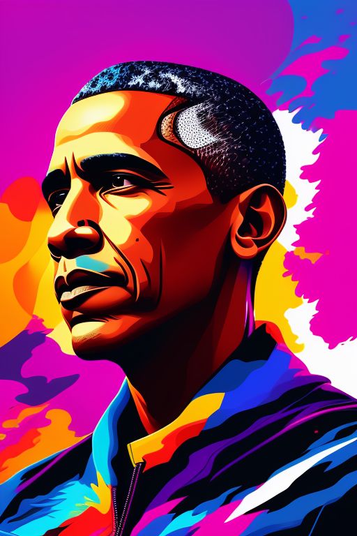 Obama Profile Drawing
