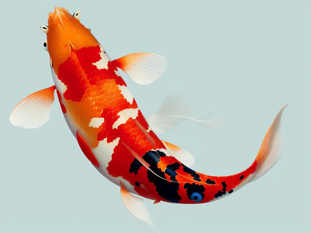 Koi Fish Side View
