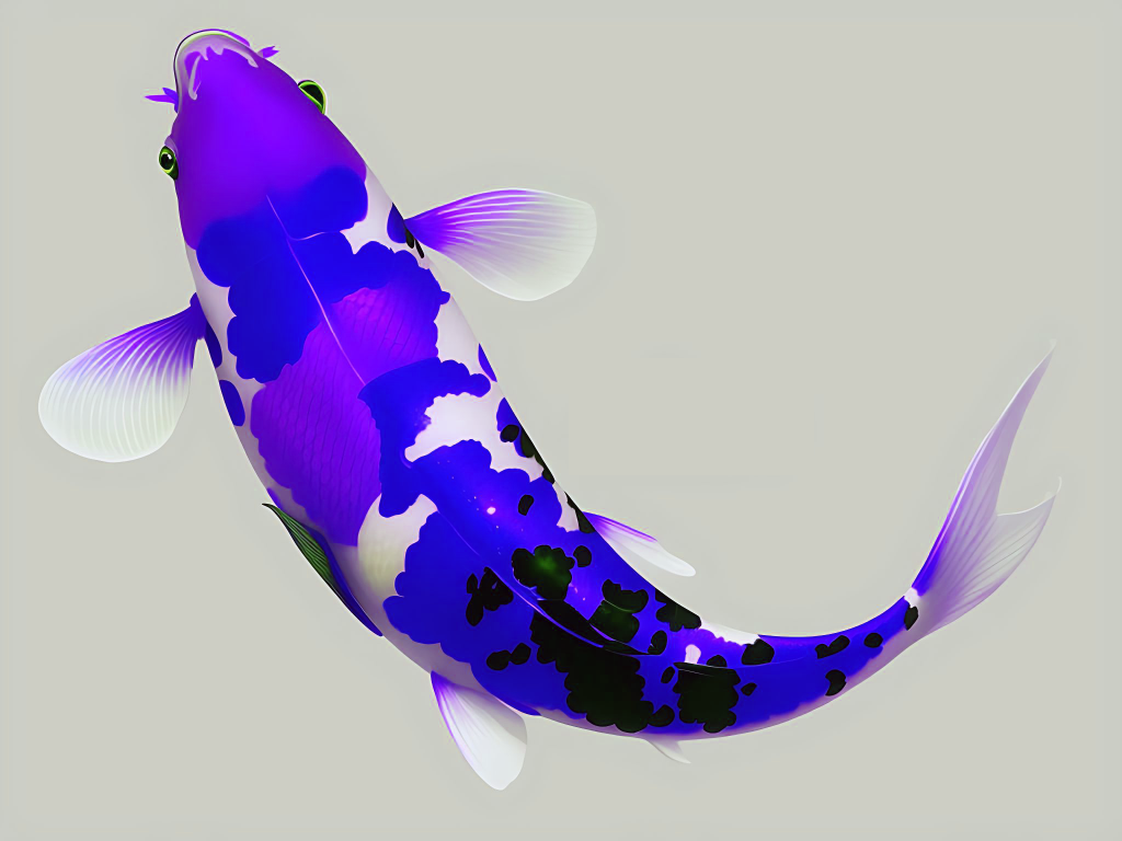 Purple Koi