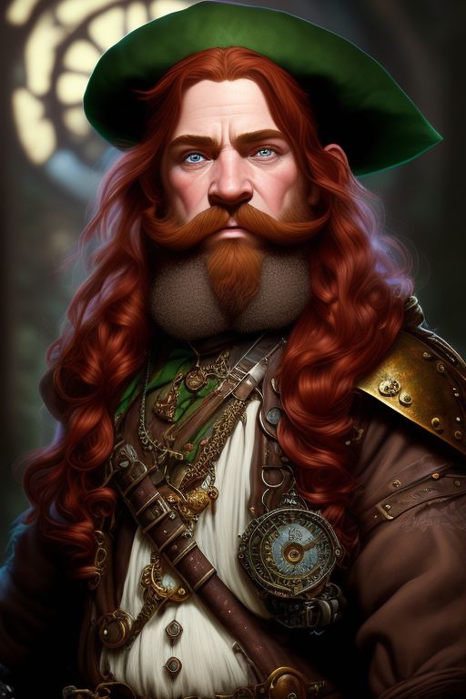 Red Headed Dwarf Man