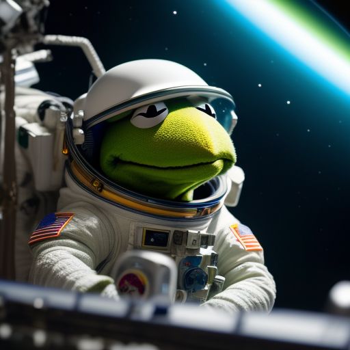 Kermit Astronaut Color