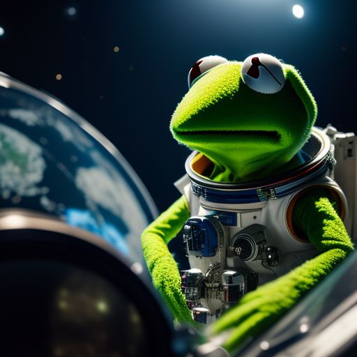 Kermit Astronaut Color