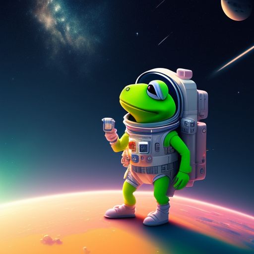 Kermit Astronaut Color