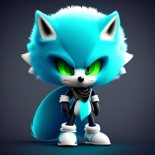 Sonic As A Wolf