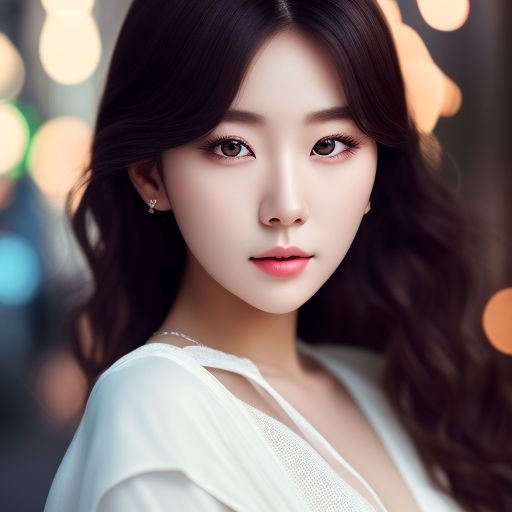 unruly-gull996: Ethereal scene of a 20-something Korean idol with a ...