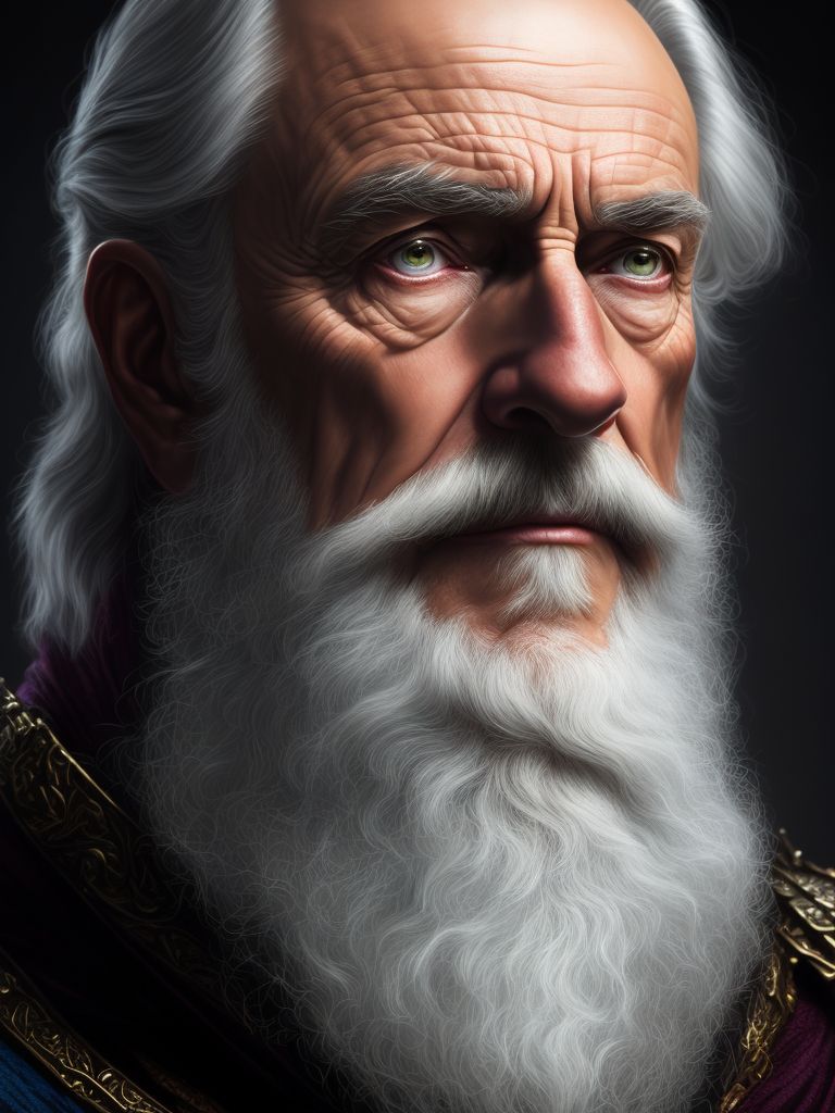 zealous-gaur551: A wise wizard , 3d, digital art, hyper realistic ...