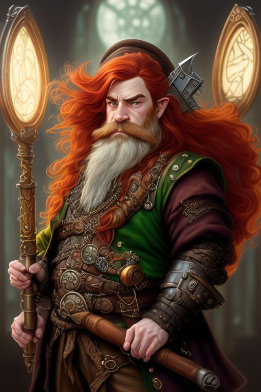 Red Headed Dwarf Man