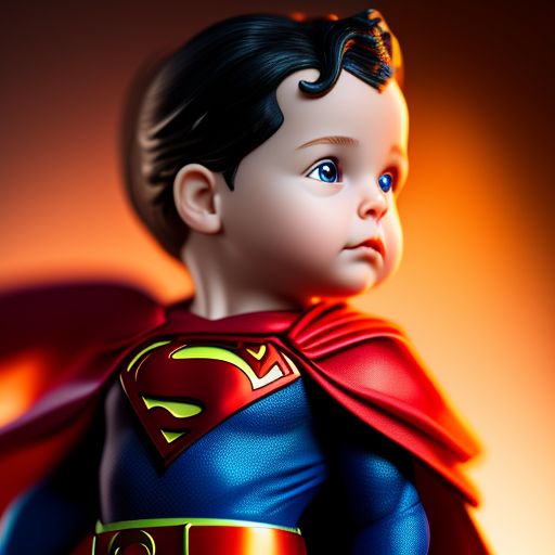 Cute Baby Superman