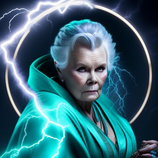 warm-grouse409: A powerful warlock woman who looks like an old Judi ...