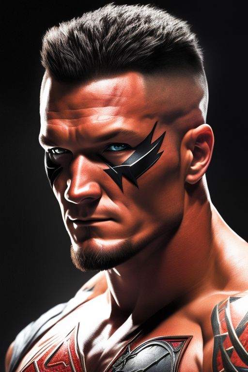 Randy Orton Making Ugly Face