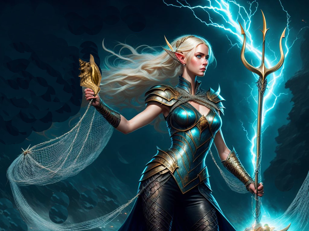 frizzy-seal238: a single skinny blonde elf with blue eyes, pointy ears ...