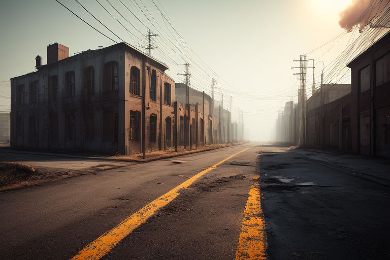 key-moose433: Empty streets, wide roads, clean streets, rusty ...