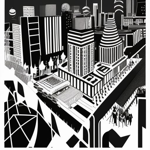 Simple Line Drawings Of Buildings