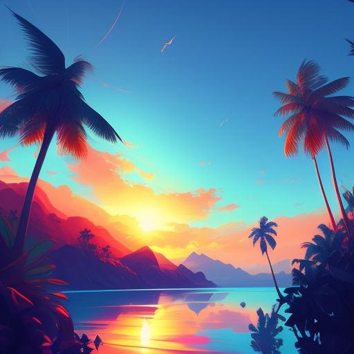 dear-dolphin887: sunset paradise