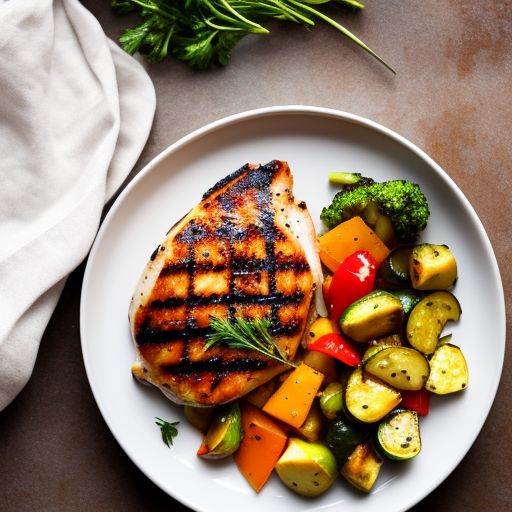 crwsk: Grilled Chicken Breast with Roasted Vegetables