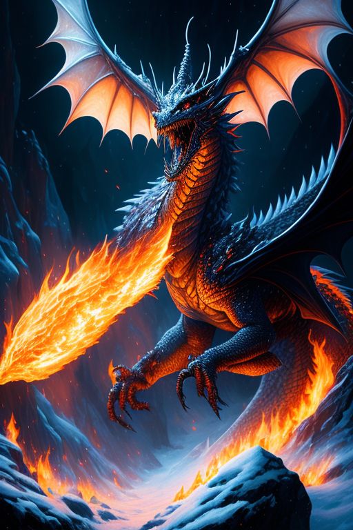 Dragon Breathing Ice