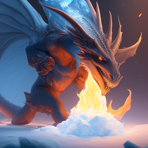 Dragon Breathing Ice