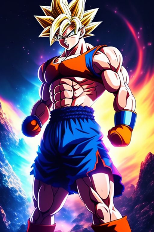 sad-marten694: Dragon ball super Goku boxing in underwear
