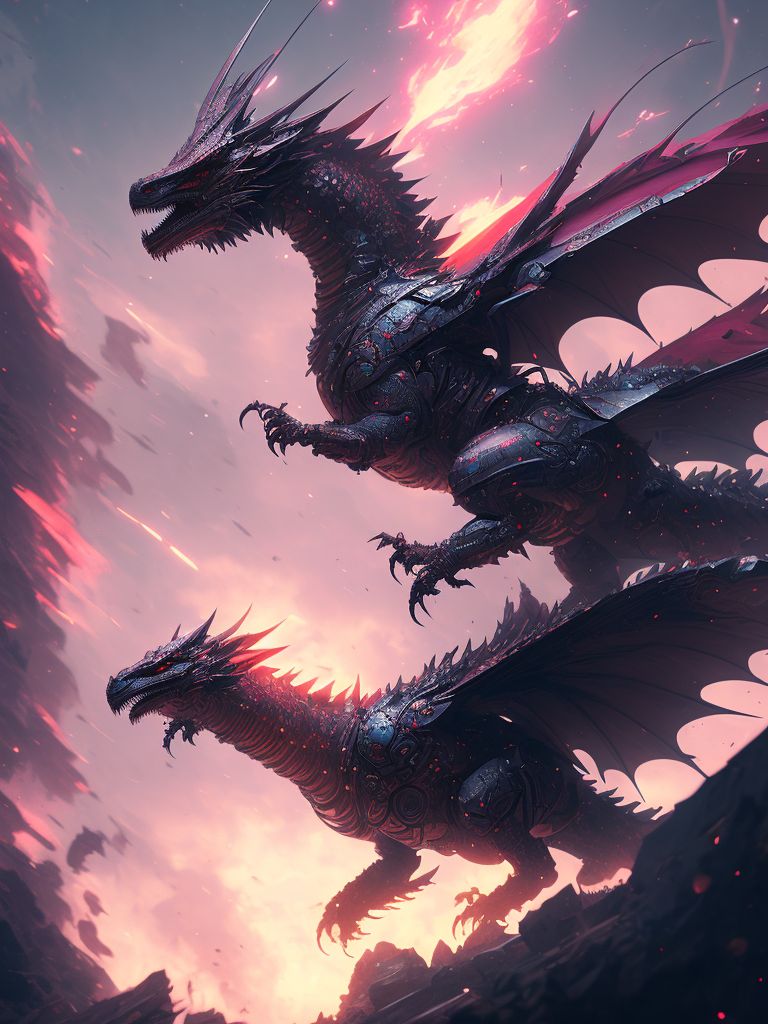 Cyborg Dragon Wallpaper