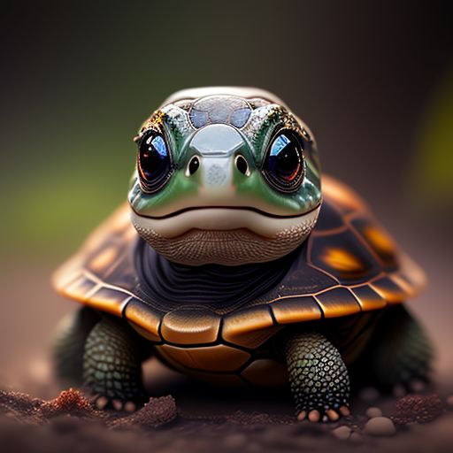 Smiling Baby Turtle