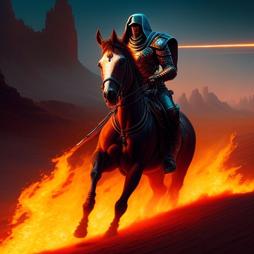Arabian Knights Horse Rider Wallpaper