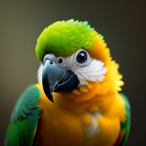 Cute Baby Parrot
