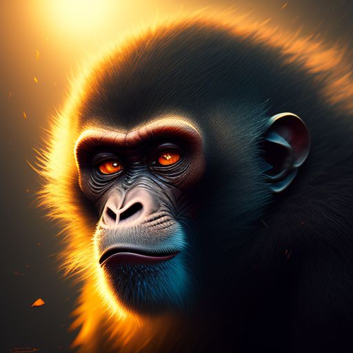 Angry Monkey Face