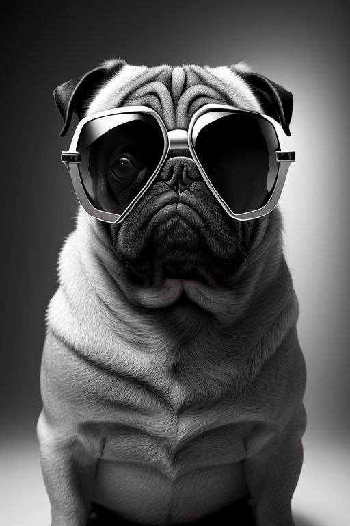 Pug Dogs And People On Board Titanic