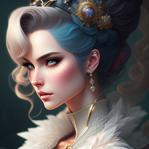 present-mole595: elegant, hyper realistic portrait, Brooke Raboutas ...