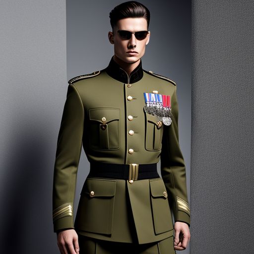 Max_Turbo: Tailor-made Fashion, Military Uniform 2024, Made in Italy by Max Turbo.