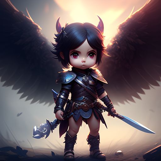 Chibi Fallen Angel