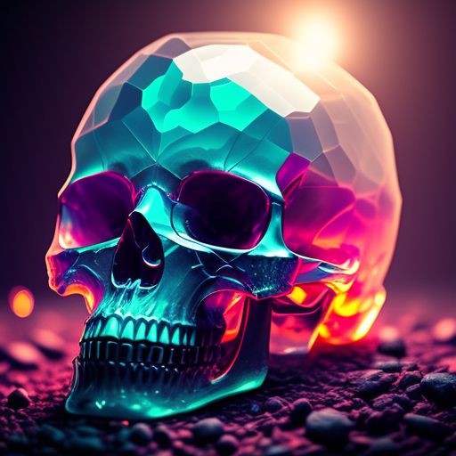 Max_Turbo: Diagonal Crystal Clear Skull