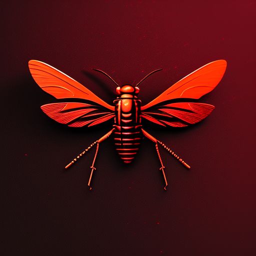 another-ibis457: red fly minimalistic to a logo of a rock band