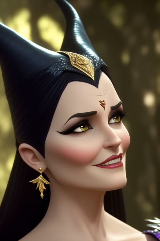 Maleficent Face Character