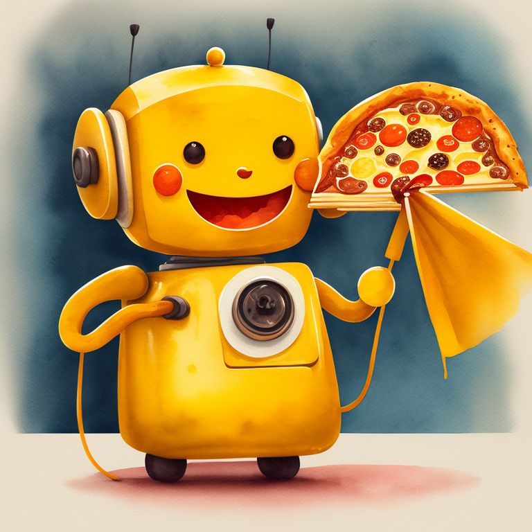 absolute-rat761: A happy little yellow robot with big eyes and a smile ...