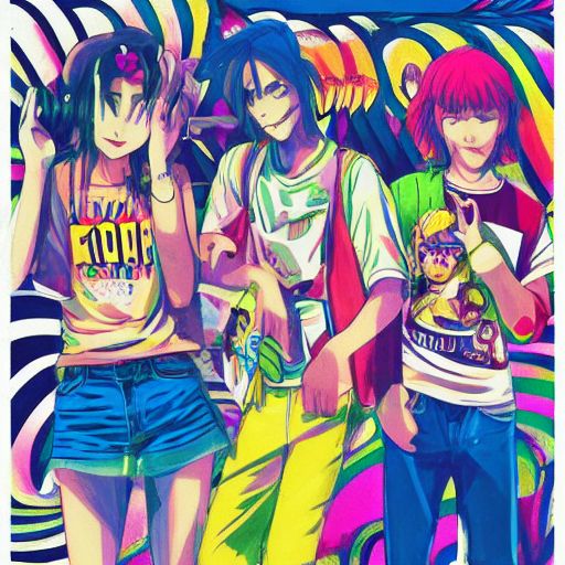 united-pony152: A group of teenagers in casual outfit chilling, 90s ...