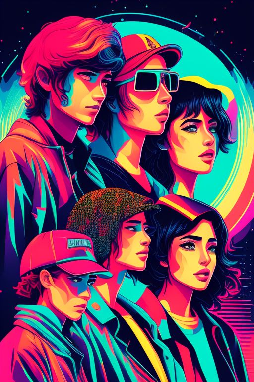 wicked-shrew483: A group of friends chilling in casual outfits, anime ...