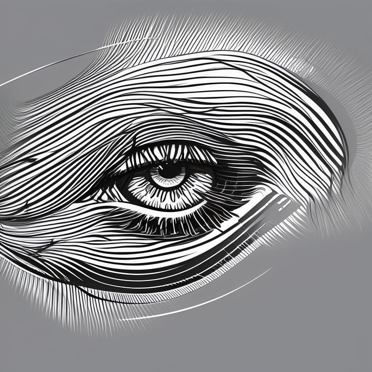 Simple Contour Line Drawings Hand